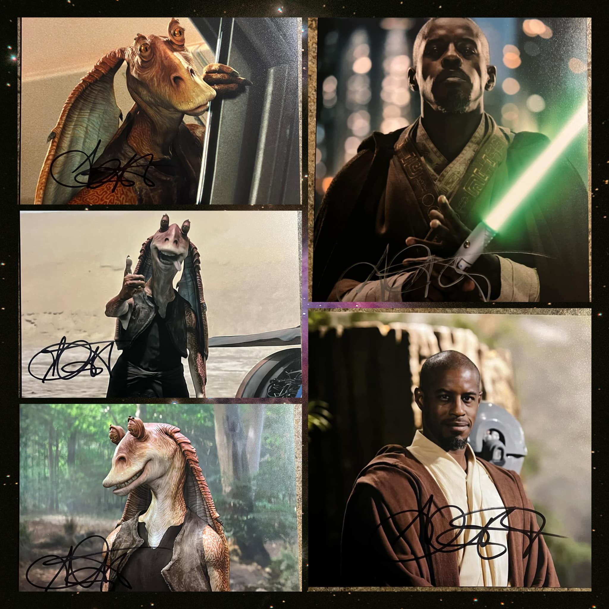 Ahmed Best Autographed 8x10 prints. 5 different options. – Rebel Scum Con
